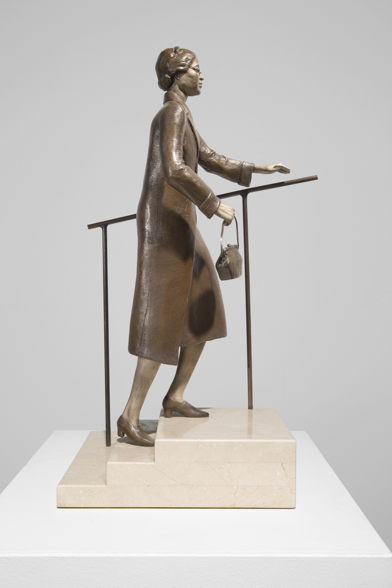 PD Rosa Parks on Steps profile – Art Impact Connect